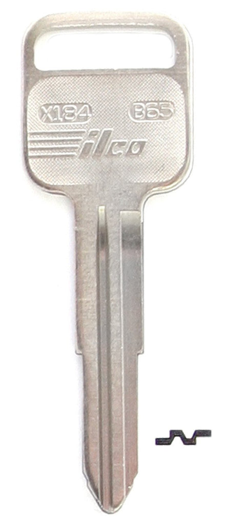 1998-2011 Chevrolet, Geo, GMC, Isuzu B65 / X184 Mechanical Key | ZIPPY ...