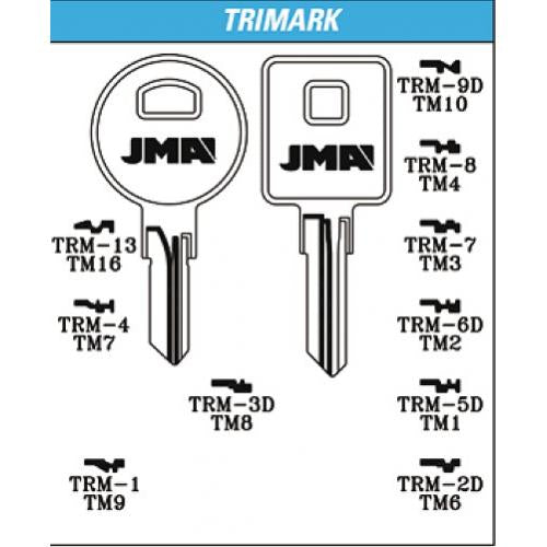 Tri-mark ILCO-TM15 / Ilco 1623 RV Key / JMA-TRM-14D Tonneau Stahl ...